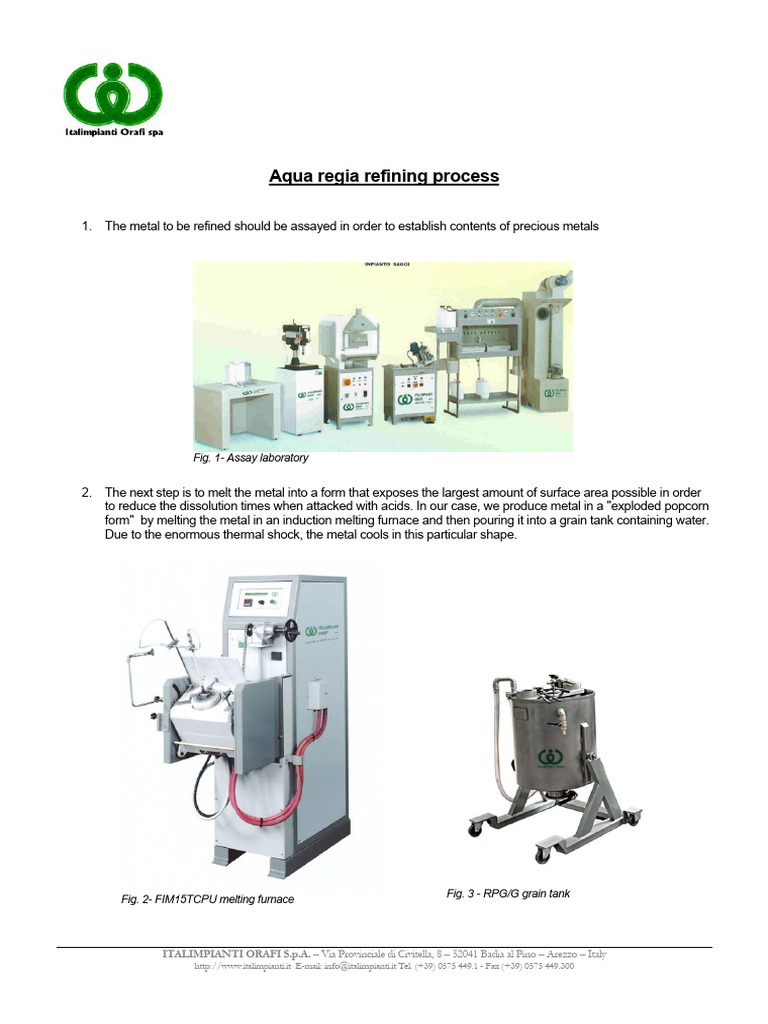 gold_refining | PDF | Gold | Industrial Processes