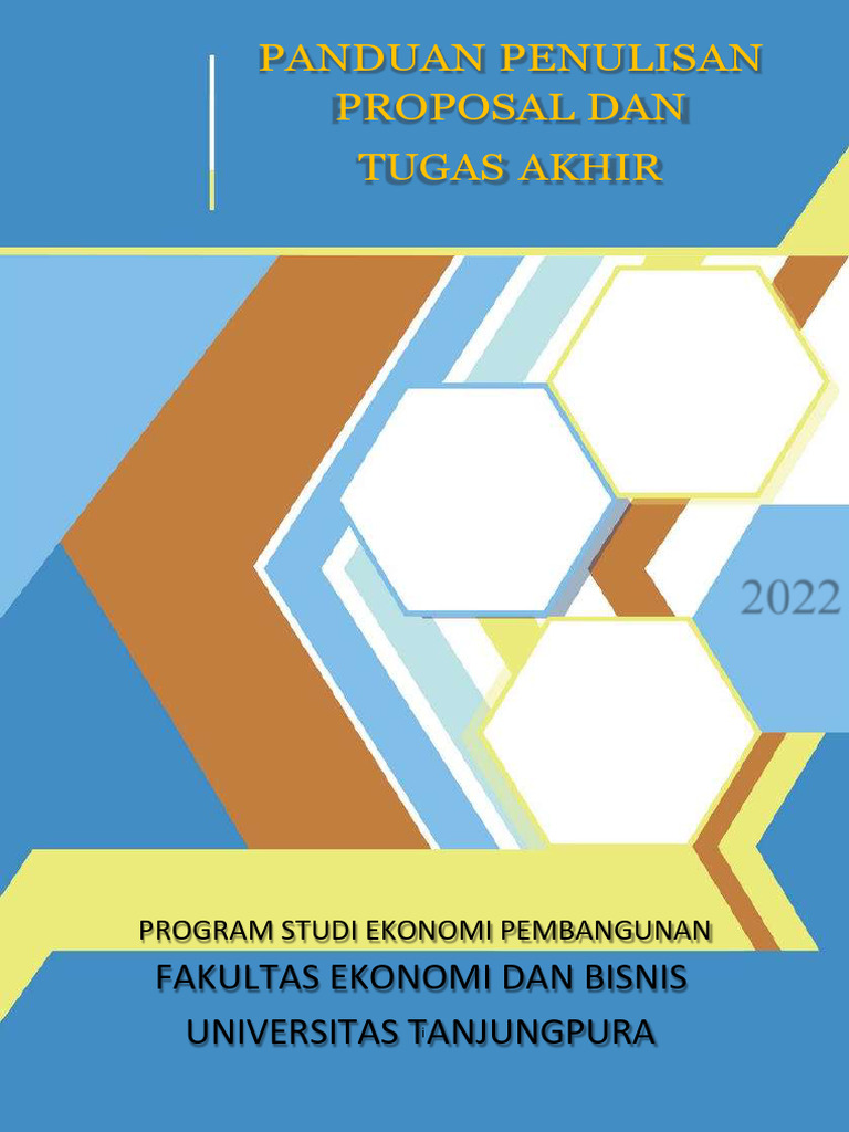 Buku Panduan Proposal Tugas Akhir | PDF