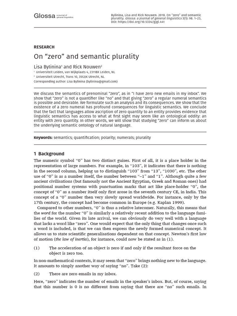 glossa-5066-bylinina | PDF | Grammatical Number | Noun