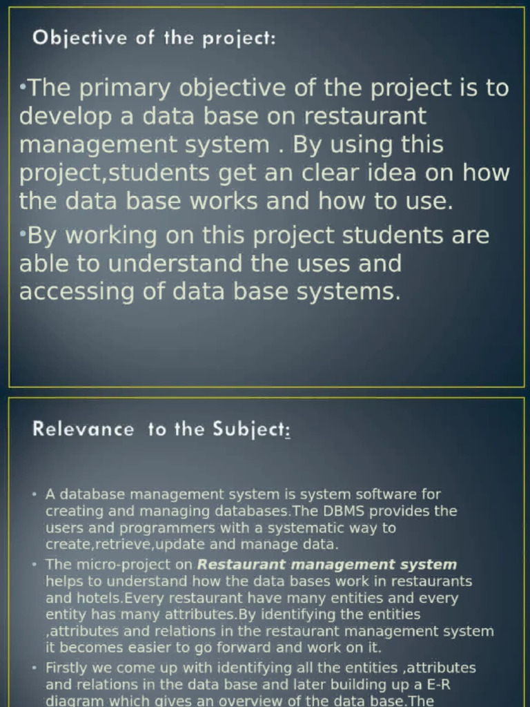DBMS Microproject | PDF