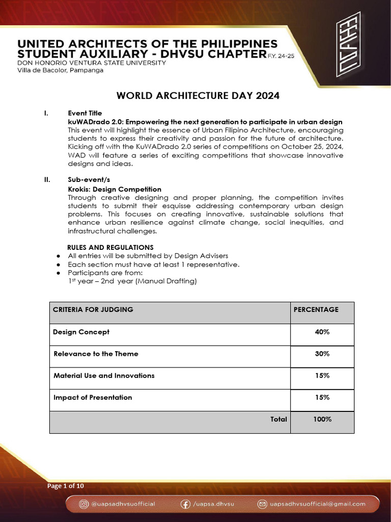 WAD 2024-PROPOSAL LETTER | PDF | Urban Design | Sustainability