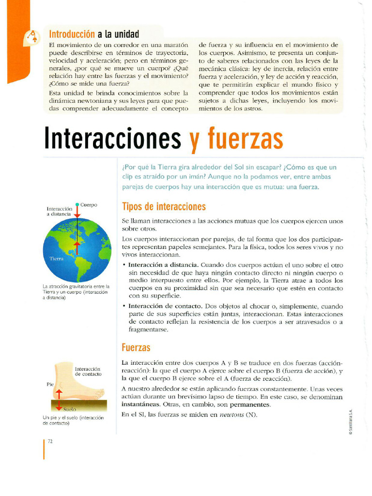 Interacciones Fuerzas | PDF