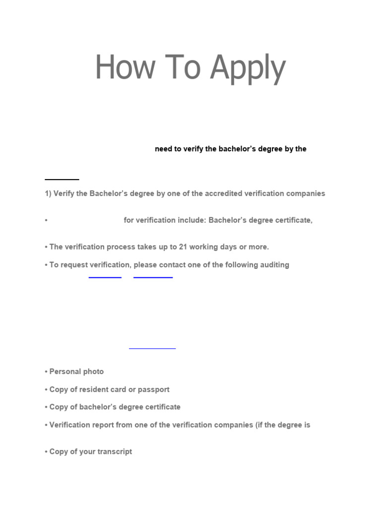 How To Apply | PDF | Business