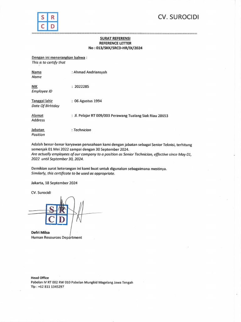 SKK Achmad Andriansyah | PDF