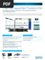 EXFO OTH-7000 Fiber Monitoring System | PDF | Optical Fiber | Decibel