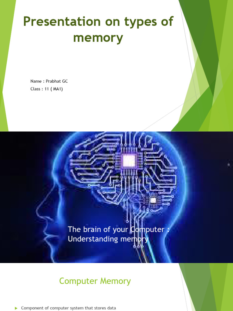 Powerpoint On Types of Memory | PDF