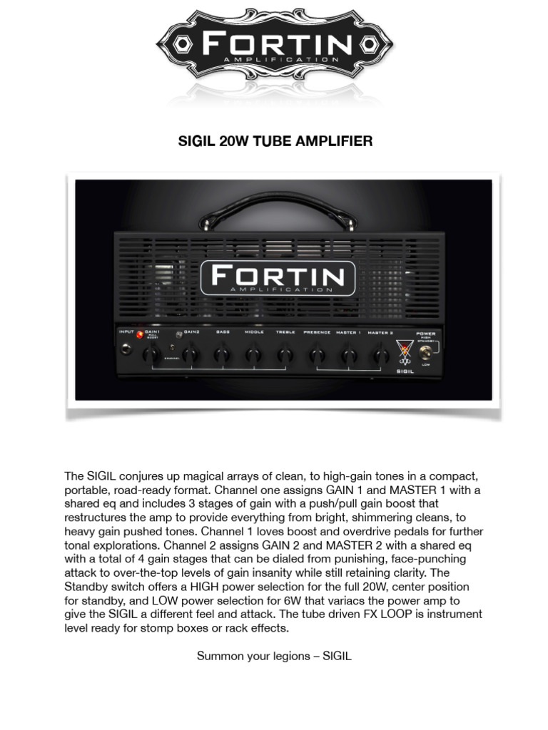 Sigil OM | PDF | Equalization (Audio) | Sound Technology