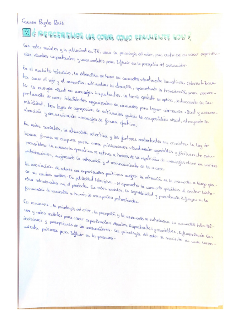 Reflexion Bloque III | PDF