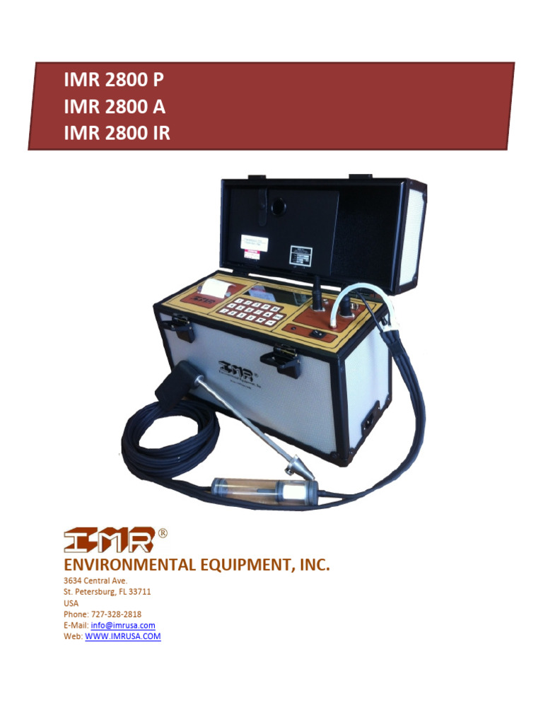 imr-2800-manual | PDF | Thermocouple | Electrical Connector