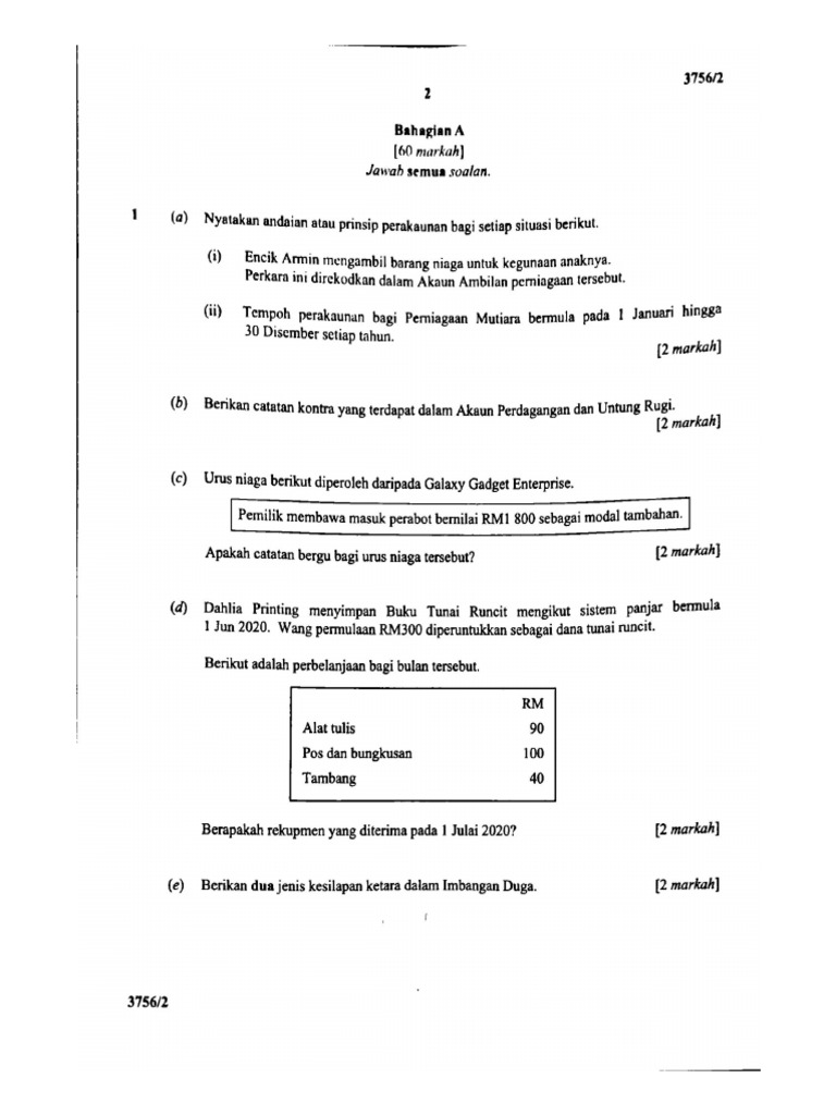 K2 Modul Pintas Tingkatan 4 Prinsip Perakaunan | PDF