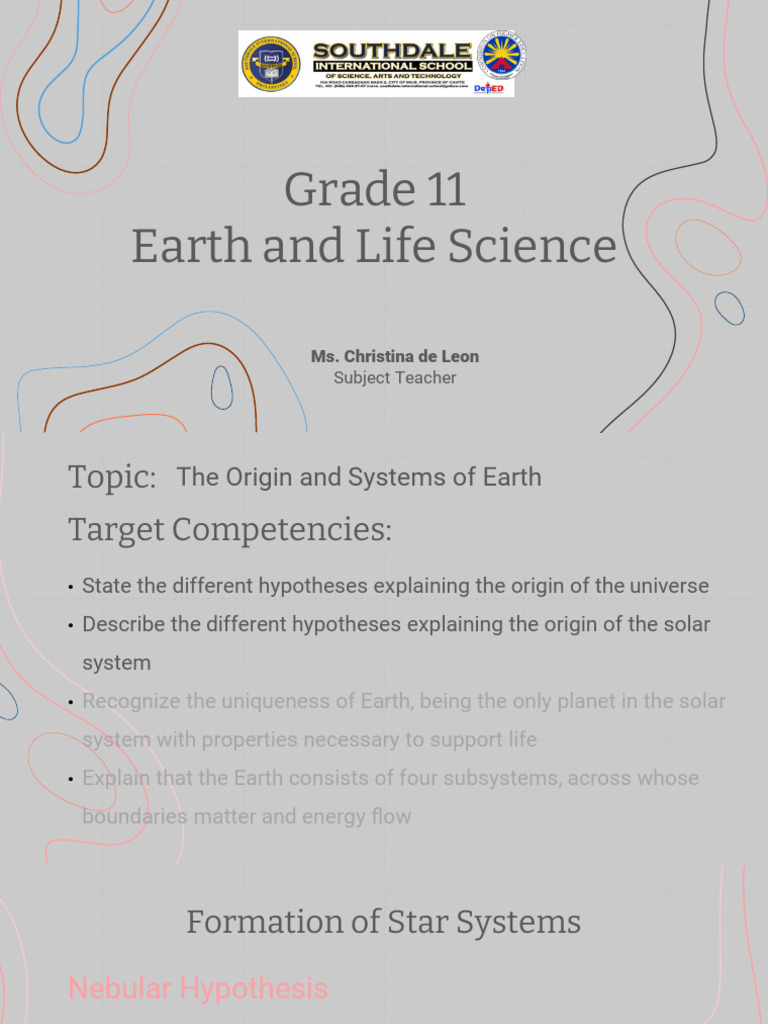 2 EaLS Formation of The Star Systems | PDF | Planets | Solar System