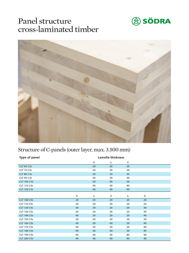 Panel Structure CLT | PDF | Wood | Timber Industry