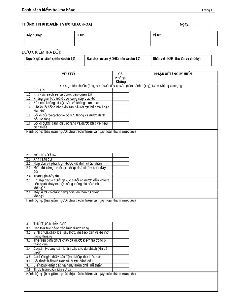 warehouse-checklist (1) | PDF