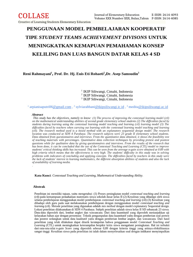 Author-Guidelines-Collase-2023 INDO | PDF