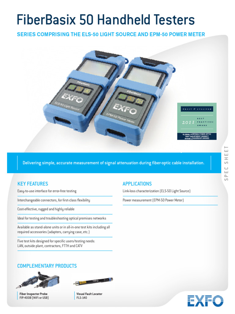 els-epm-503-ang | PDF | Optical Fiber | Electrical Engineering