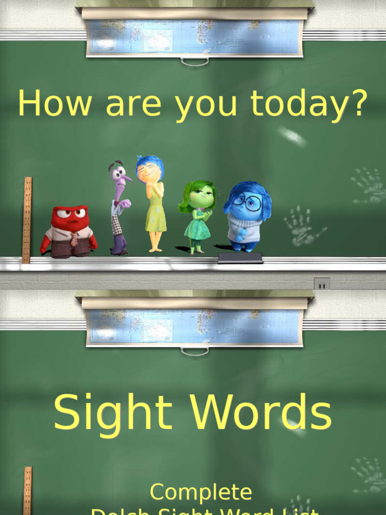 Dolch Sight Words Complete List | PDF