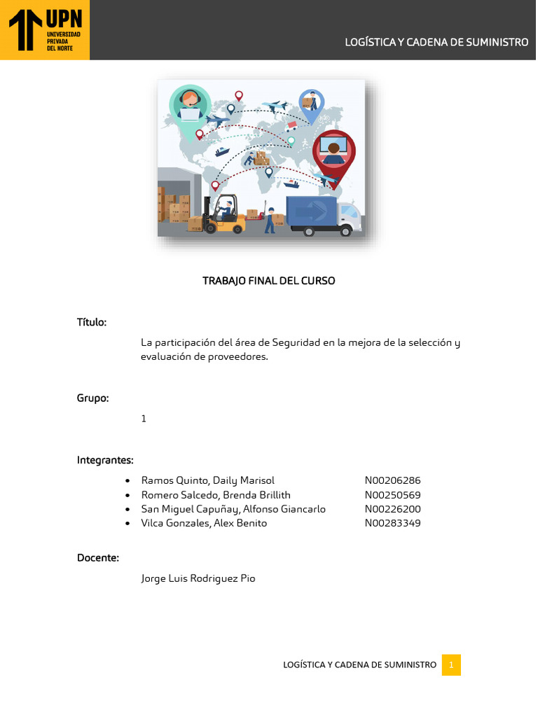 T1 - Logística DHL | PDF | Logística | Cadena de suministro