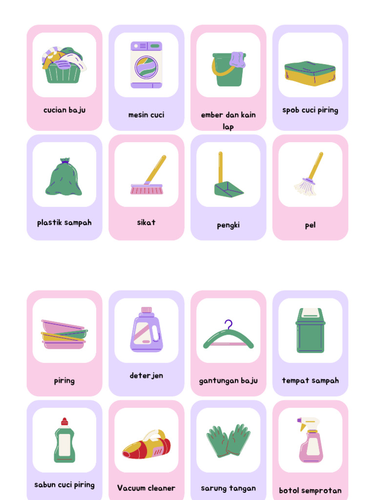 Flashcard Laundry | PDF