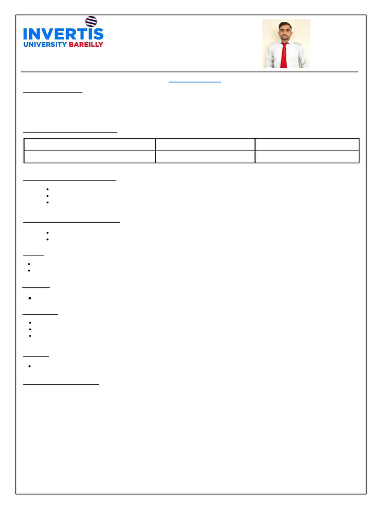 Ritik MBA (CV) | PDF | Business | Law