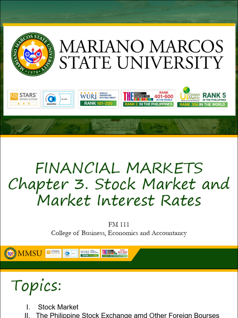 Stock Market & Interest Rates Guide | PDF | Interest | Market Liquidity