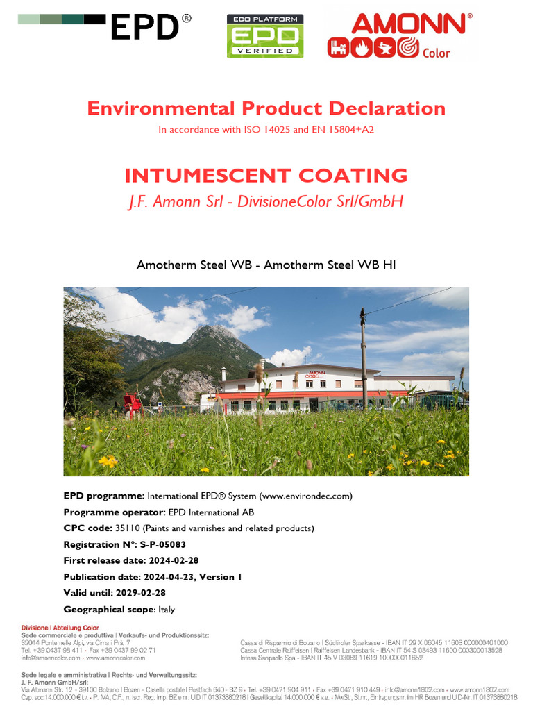 S-P-05083 - Amonn-Intumescent Coating 2 - Rev 1 - Steel WB - Steel WB ...