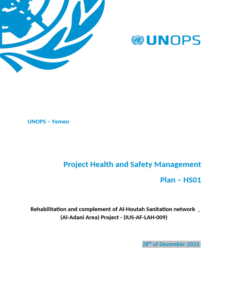 Project HSE Plan | PDF | Occupational Safety And Health | Safety