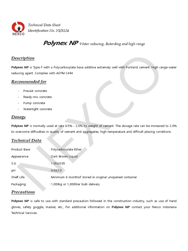 Polynex NP (3124) | PDF