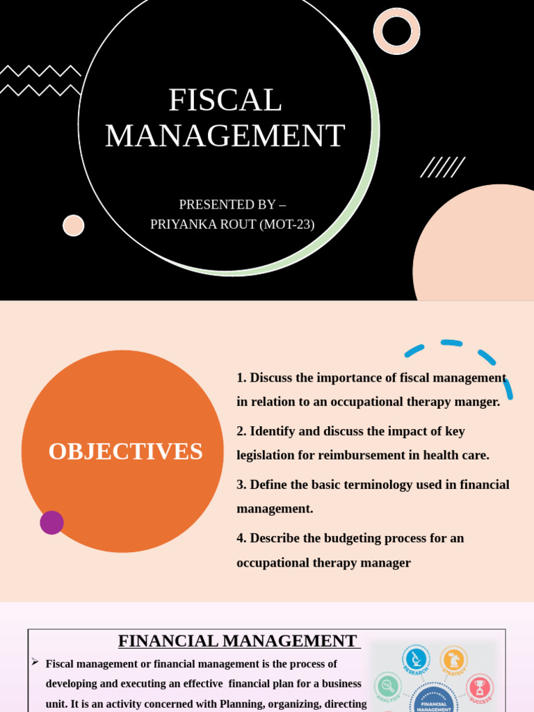 Fiscal Management for OT Managers | PDF | Expense | Budget
