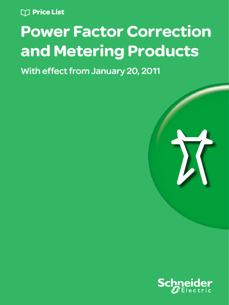 Schneider (Conzerv+mehar) Power Factor Correction & Metering Products ...