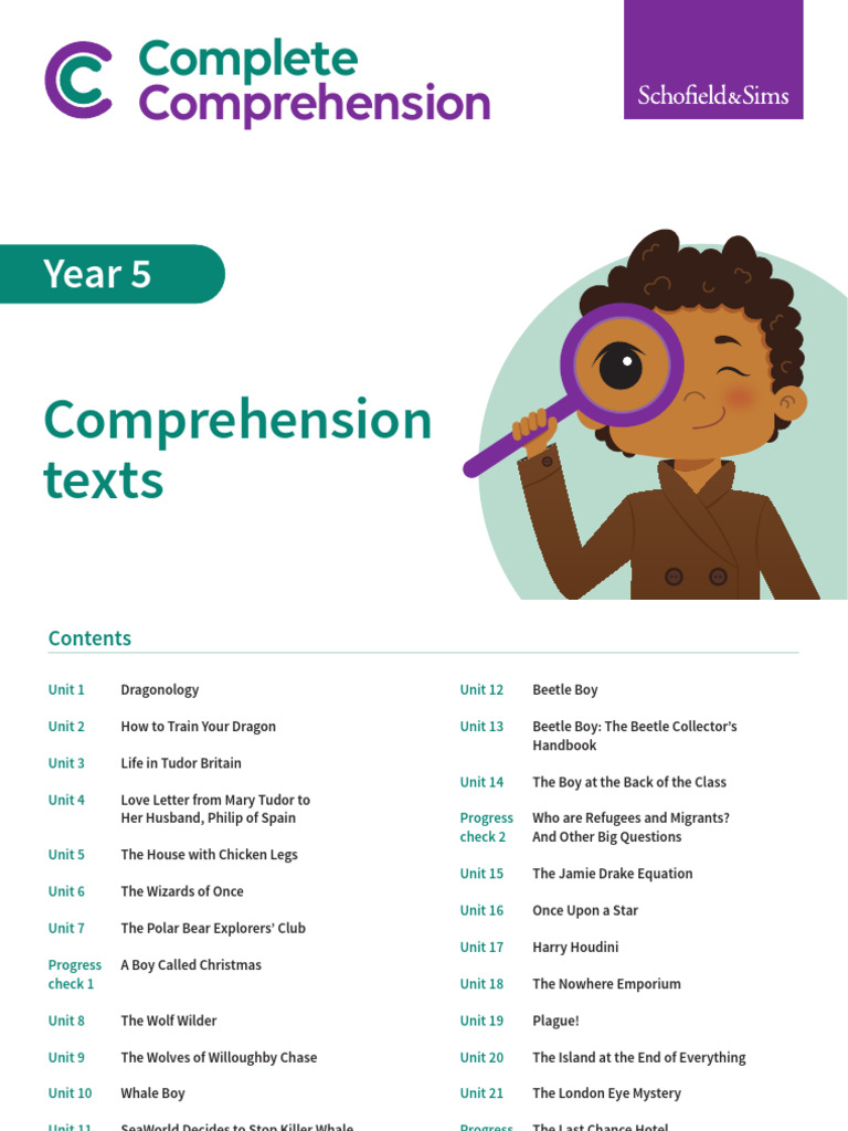 Year 5 Complete Comprehension Guide | PDF