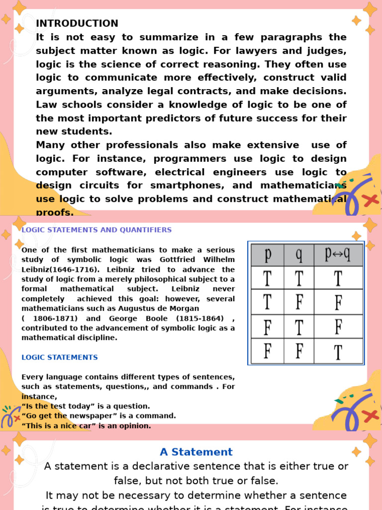 LOGIC | PDF | Logic | Mathematics