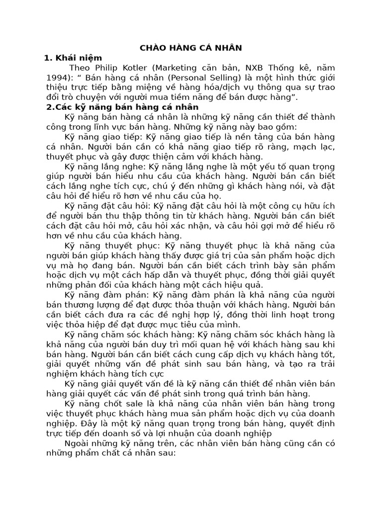 Chiêu Thị - Thi CK | PDF