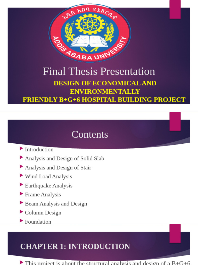 Thesis Final Presentation | PDF | Concrete | Stairs