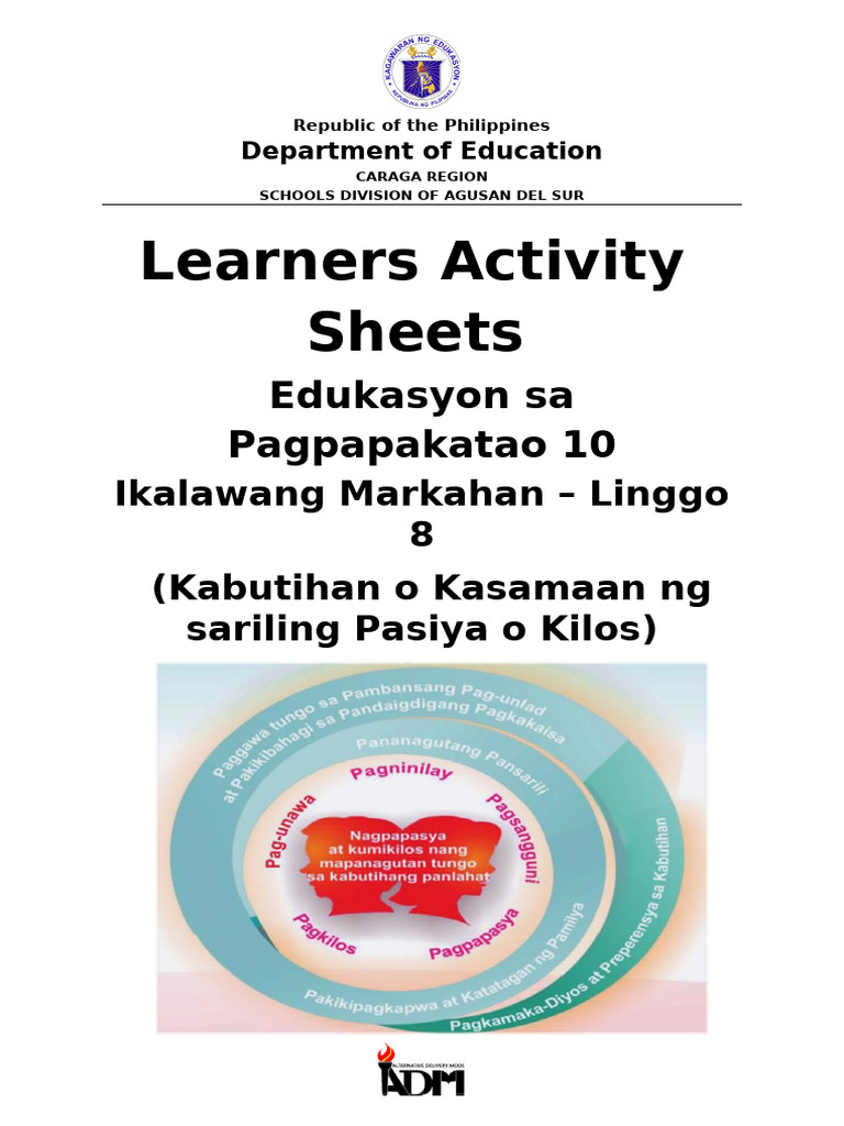 EsP 10 Q2 Week 8 | PDF