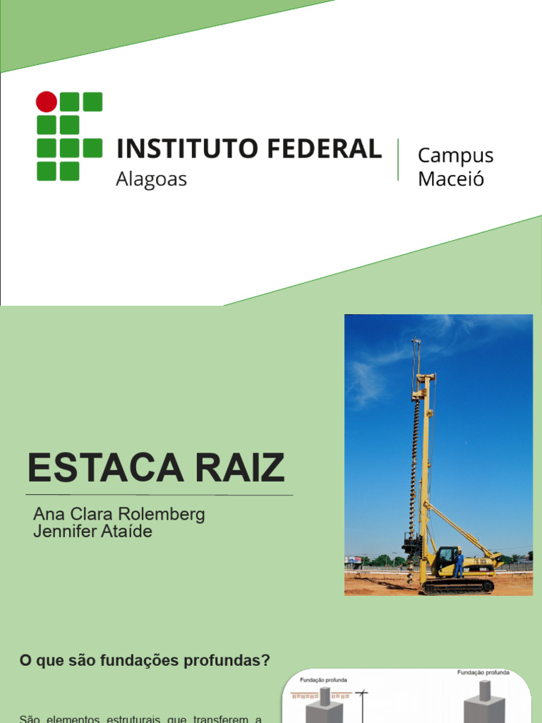 Estaca Raiz - Jenni e Clara | PDF | Solo | Concreto