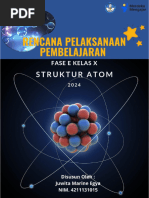 Modul Ajar Struktur Atom Kelas X Kurikulum Merdeka | PDF