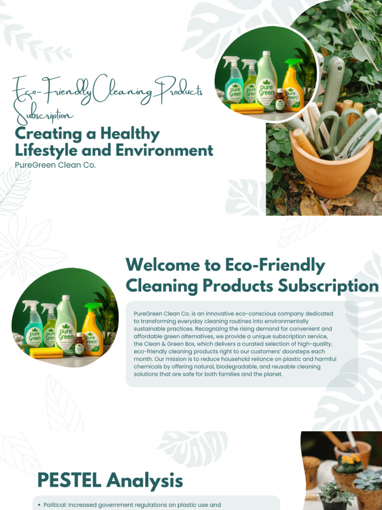 Eco-Friendly Cleaning Products Subscription 2 | PDF