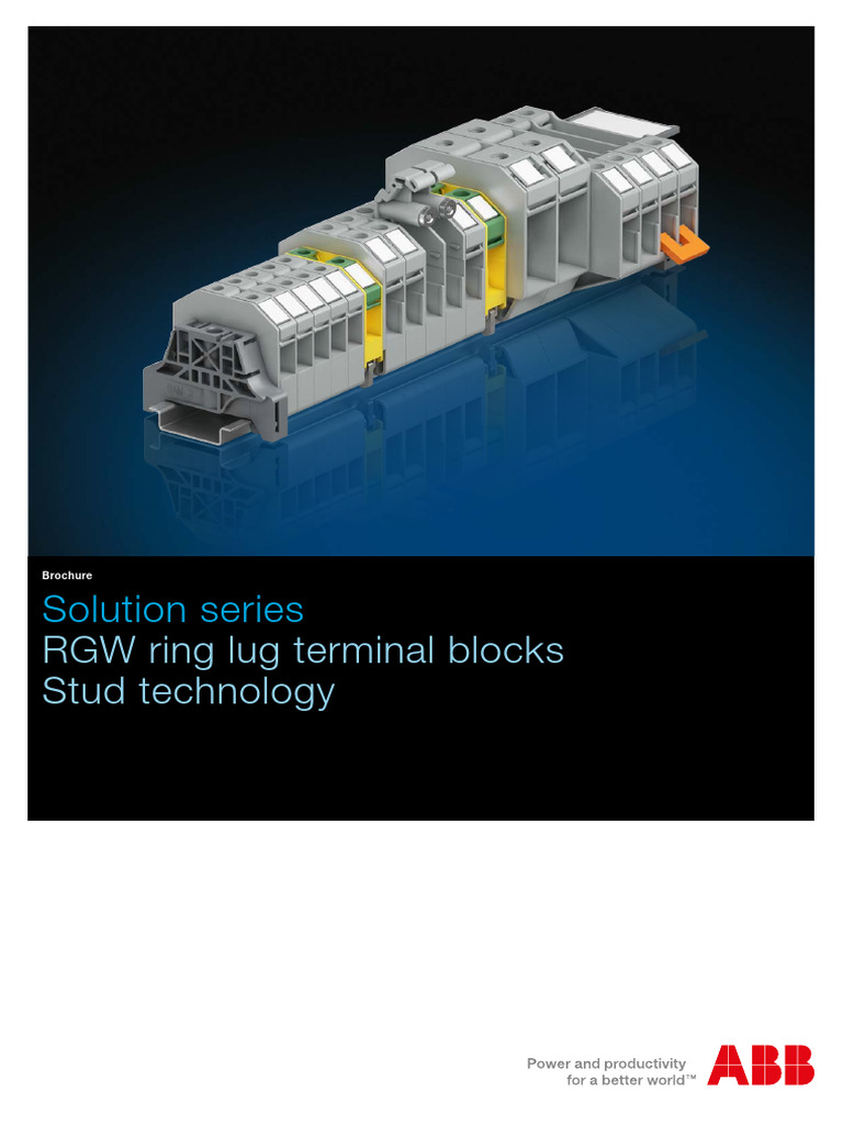 1SNC160031C0202 - RGW Ring Lug Terminal Blocks | PDF | Electrical ...