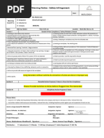 DSTI (Daily Safety Task Instruction) Tem | PDF | Occupational Safety ...