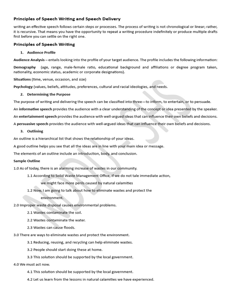 Speech Writing and Delivery Essentials | PDF | Gesture | Speech