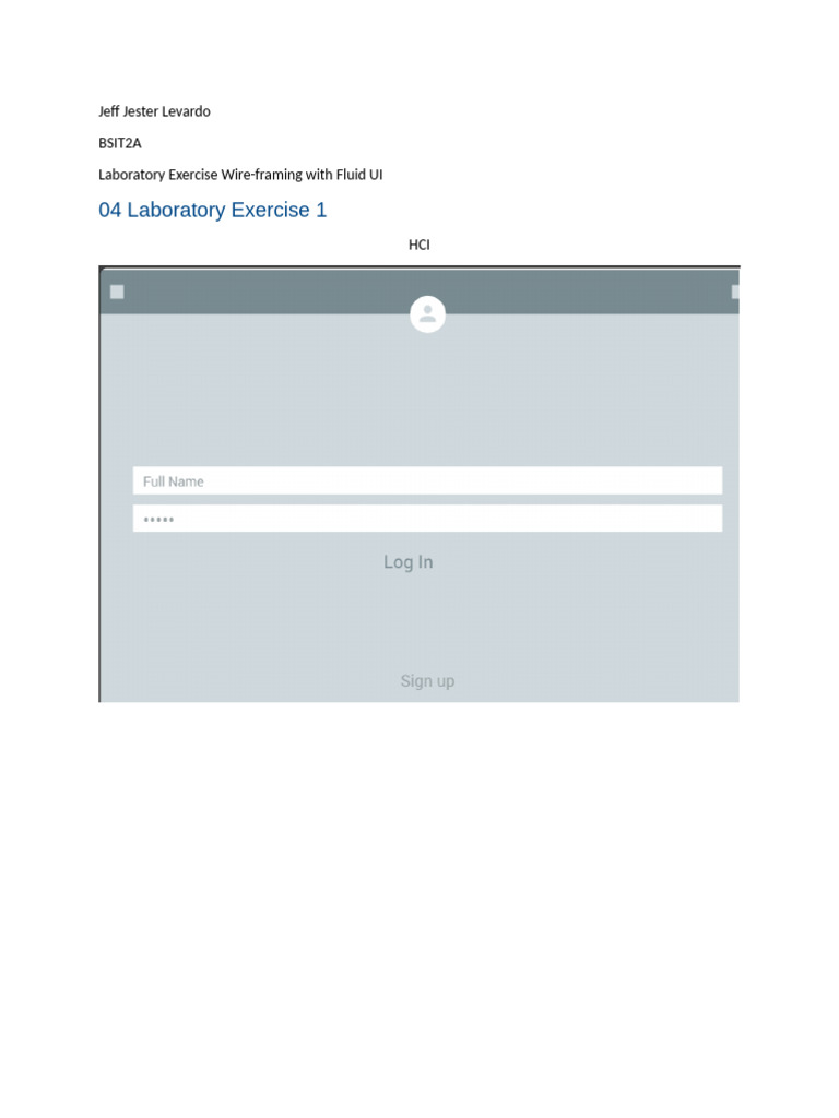 04 Laboratory Exercise 1 - ARG HCI | PDF | Science & Mathematics