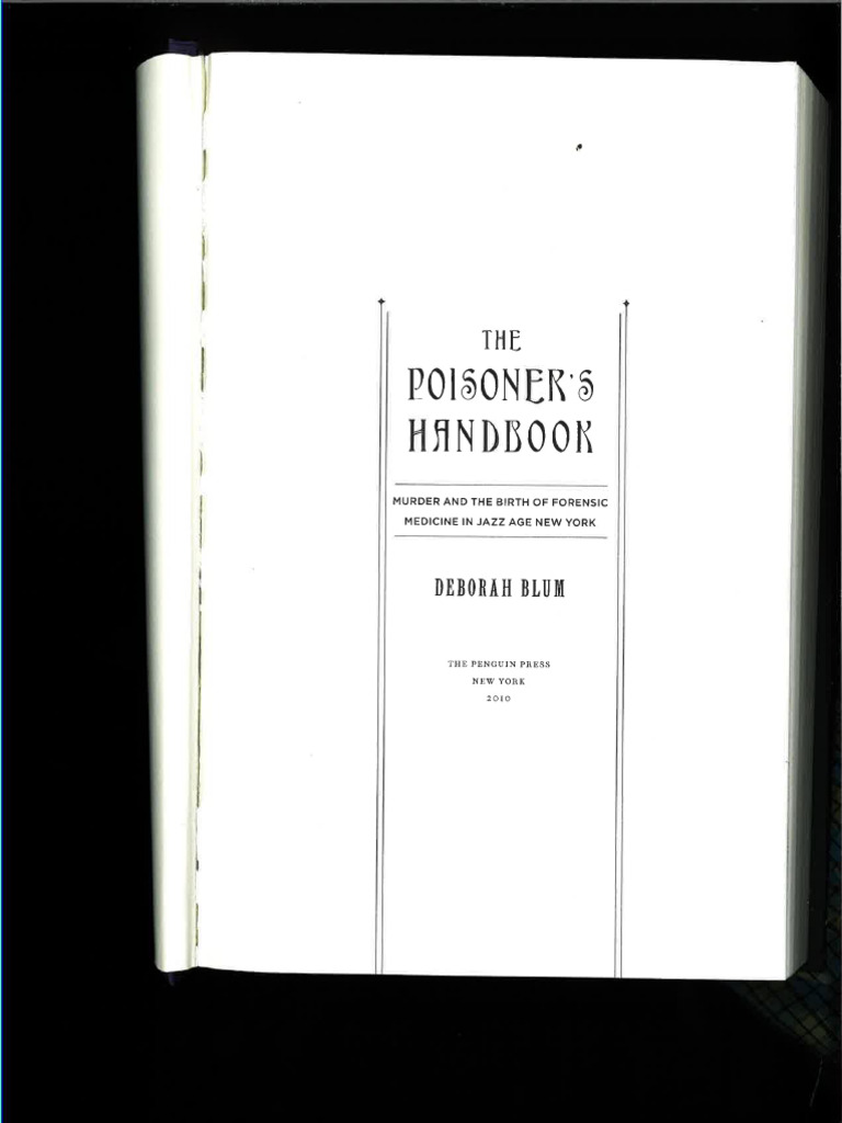 HoM Syllabus (Poisoner's Handbook) | PDF