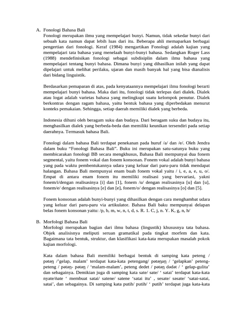 Kajian Teori (Fono, Morfo, Sintak) | PDF | Seni & Disiplin Bahasa