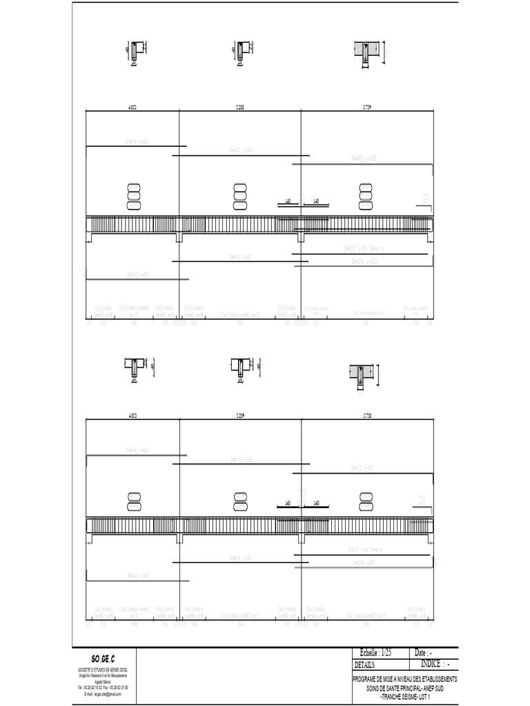 Detaills Poutres | PDF