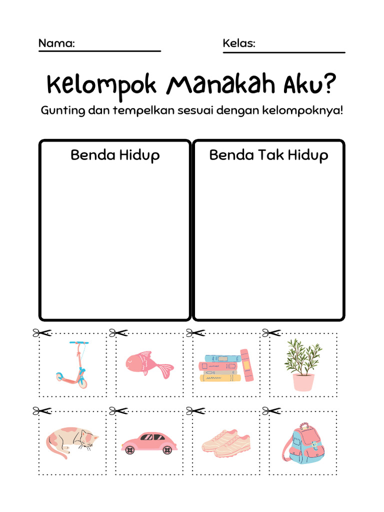 Cut and Paste Activity Worksheets | PDF | Foods | Cuisine