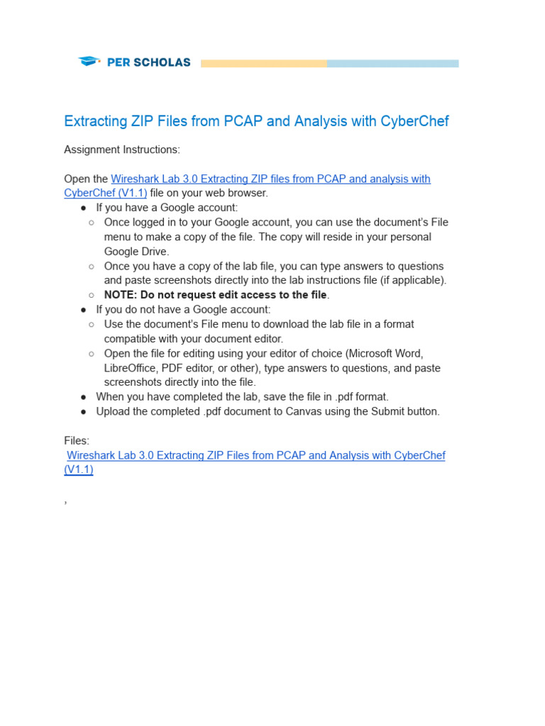 GLAB 162.3.1 Extracting ZIP Files From PCAP and Analysis With CyberChef | PDF | Technology ...