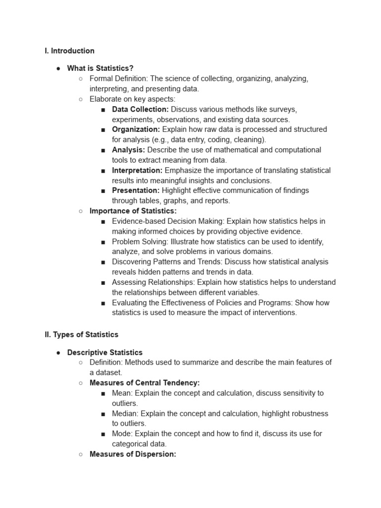 Basic Concepts of Statistics | PDF | Statistics | Analysis Of Variance