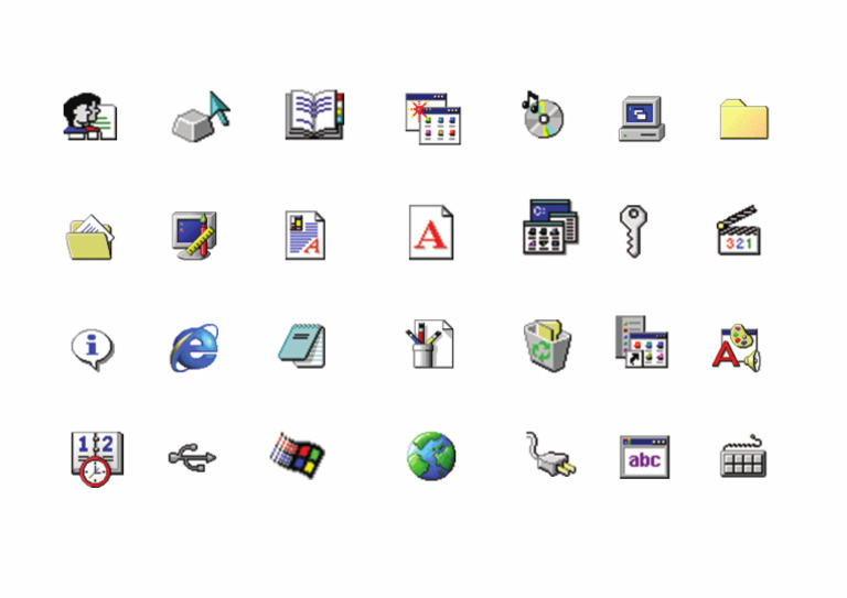 In Foam 2mm - A4 - Cat Roi Window XP Icons | PDF