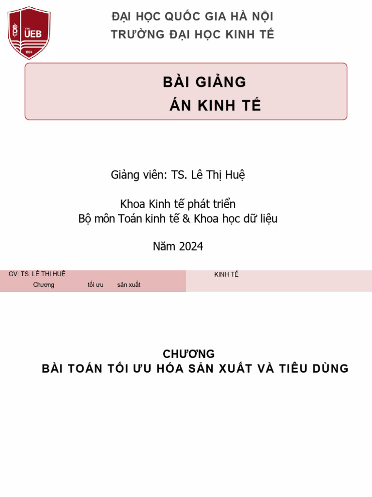 Chuong 2 TKT - New | PDF