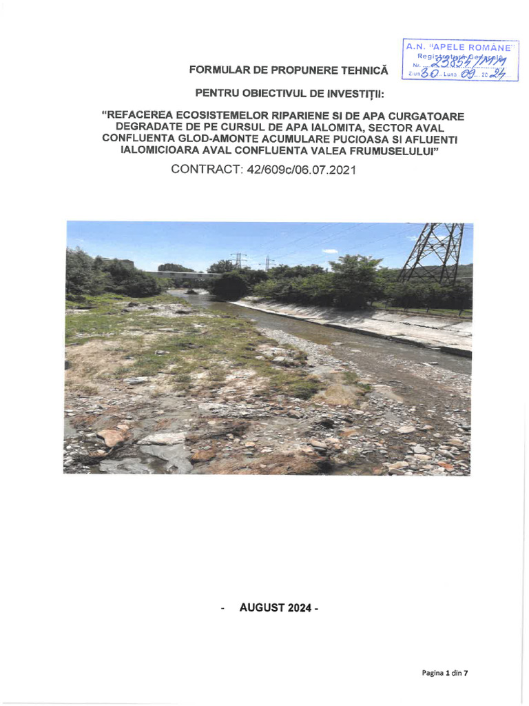 Formular Propunere Tehnica | PDF